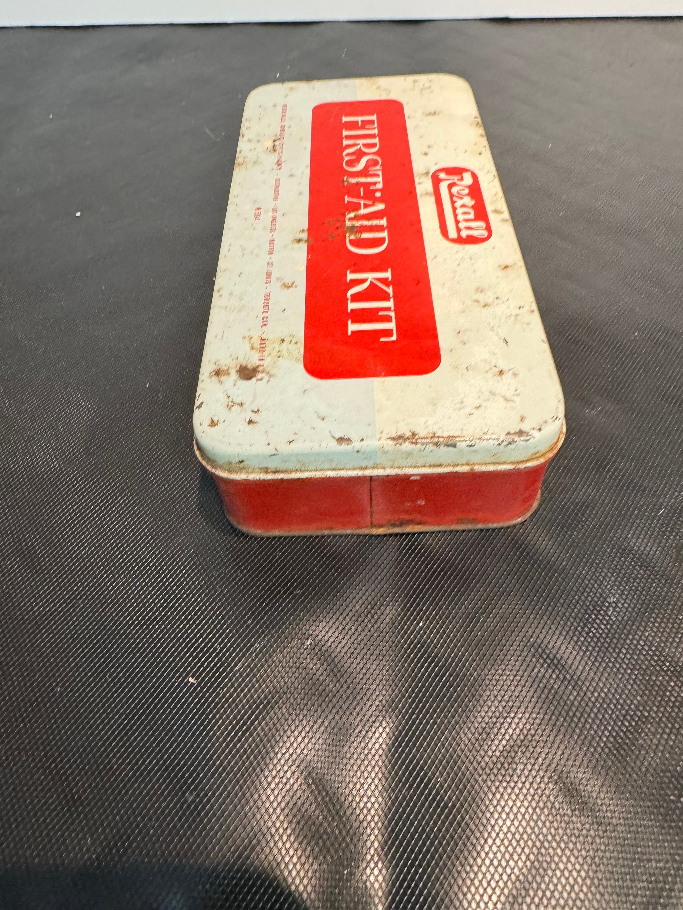Vintage First Aid Kit Metal Box Rexall Drug Company Storage - Etsy