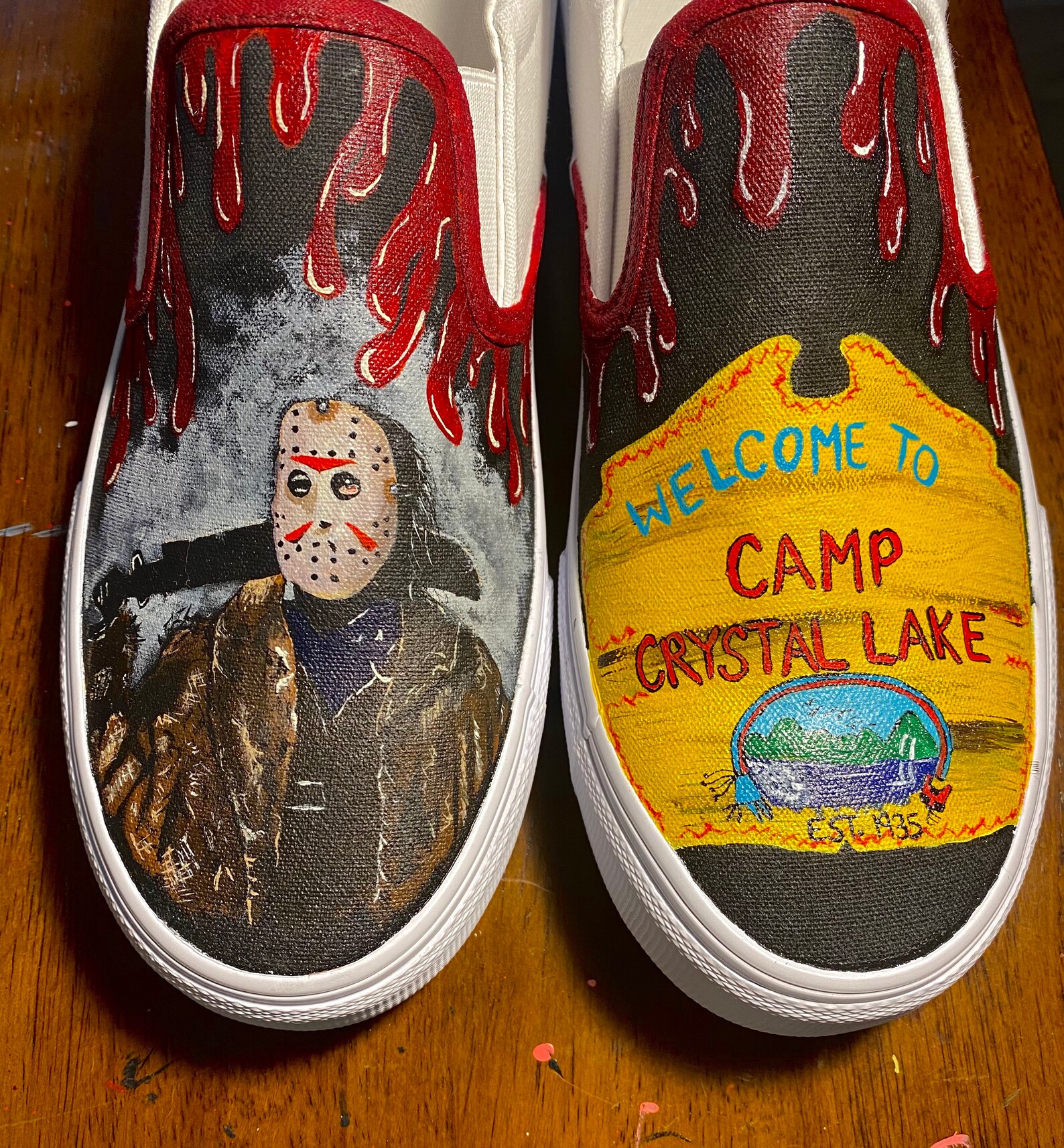 Friday the 13th Shoes - Etsy