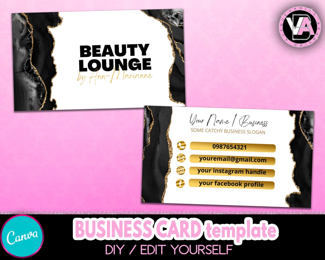Lash Business Card, Lash Tech Business Card, Nail Tech Business Card ...