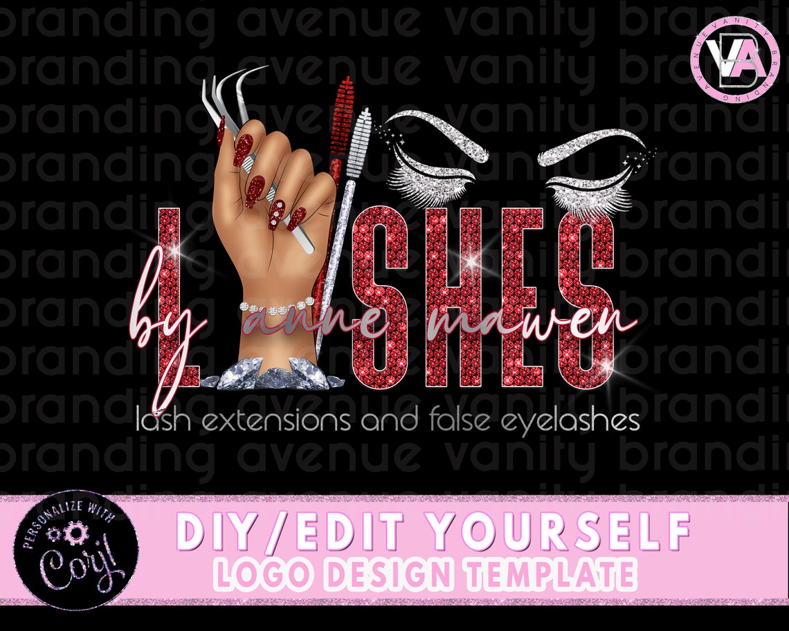 Lash Technician Logo Lash Artist Logo Lashes Logo Eyelashes - Etsy