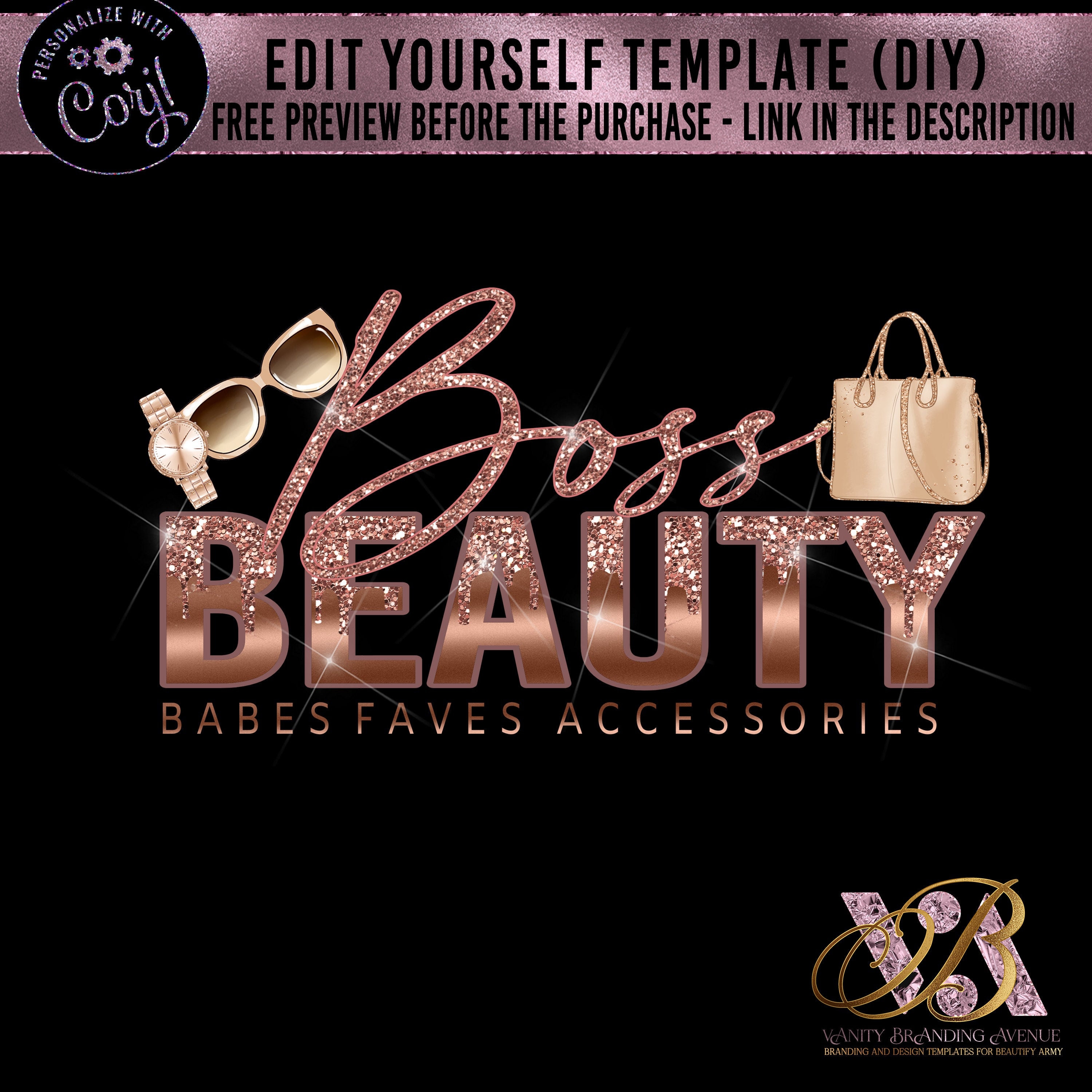 DIY Boutique Logo Fashion Logo Online Boutique Logo | Etsy