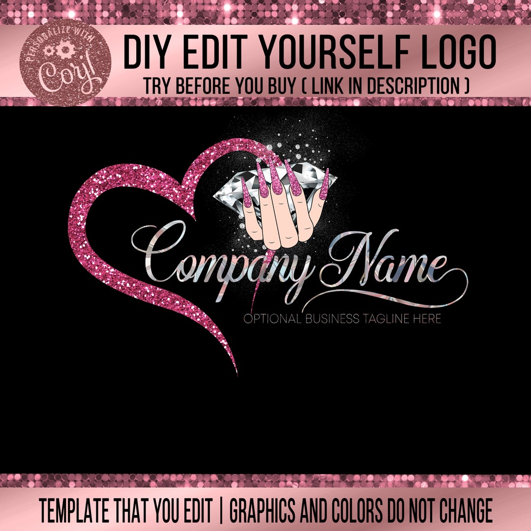 Nail Tech Logo, Nails Logo, Nail Artist Logo, Nail Technician Logo ...