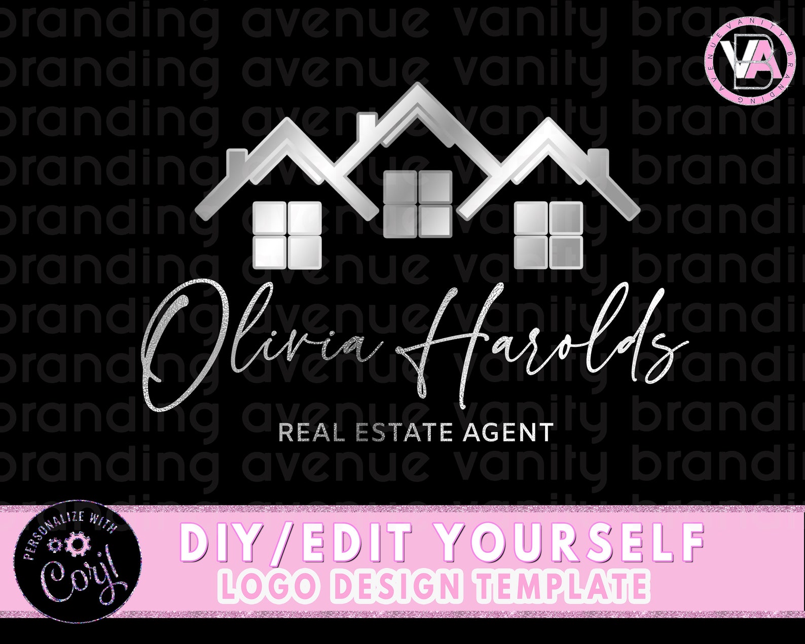 Real Estate Logo Real Estate Agent Logo Realtor Logo House - Etsy