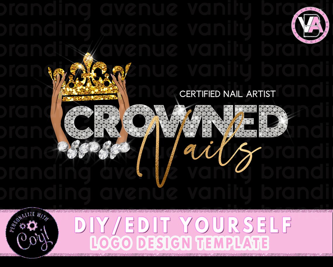 Nail Tech Logo Nails Logo Nail Artist Logo Nail Technician - Etsy