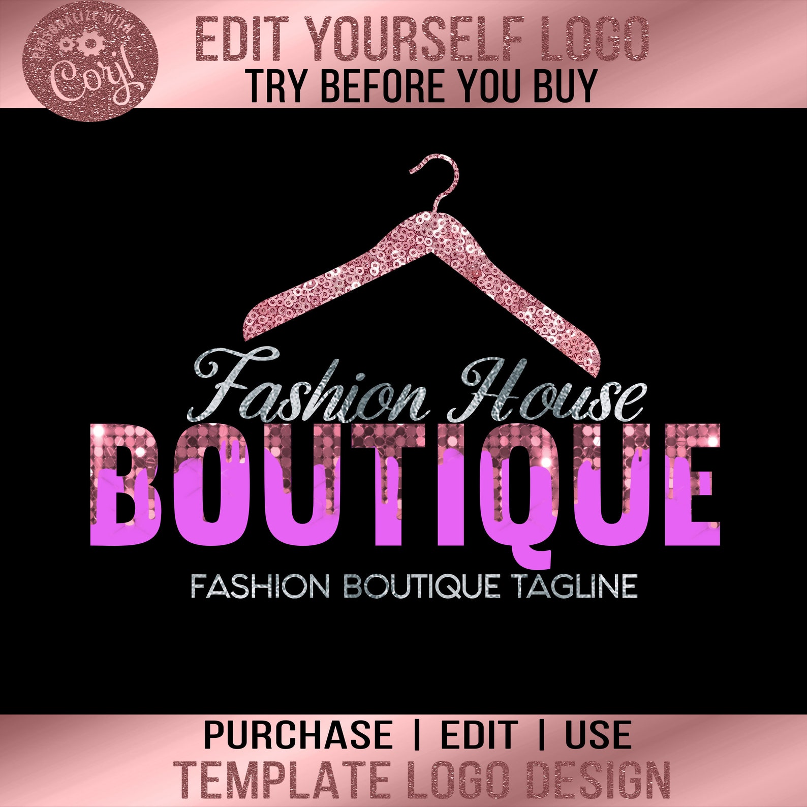 Boutique Logo Fashion Logo Logo Boutique Clothing Logo | Etsy