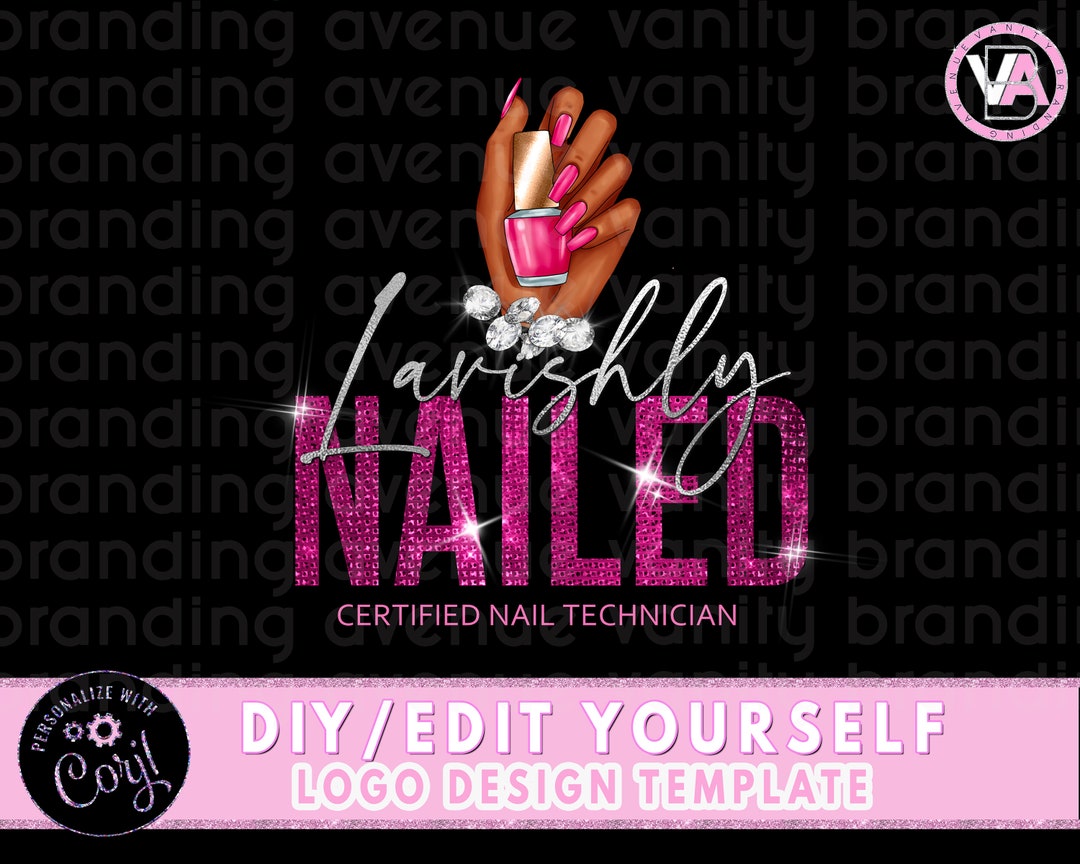 Nails Tech Logo, Nails Logo, Nail Artist Logo, Nail Technician Logo ...