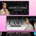 Shopify Banners for Hair, Hair Banners, Website Banners, Shopify ...