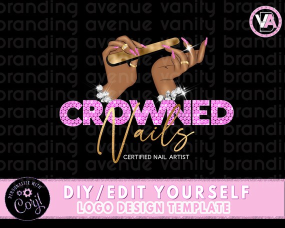 Nail Tech Logo Nails Logo Nail Artist Logo Nail Technician - Etsy