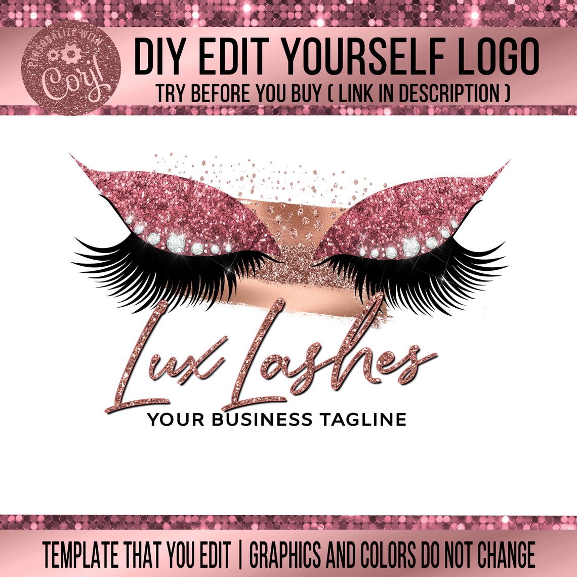 Lash Tech Logo Lash Artist Logo MUA Logo Makeup Artist - Etsy