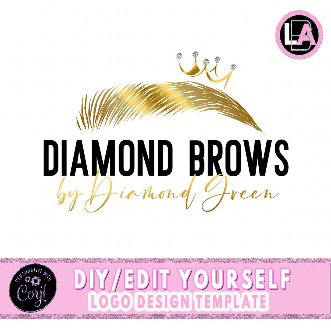 Brows Logo, Microblading Logo, Brow Artist Logo, Permanent Makeup Logo ...