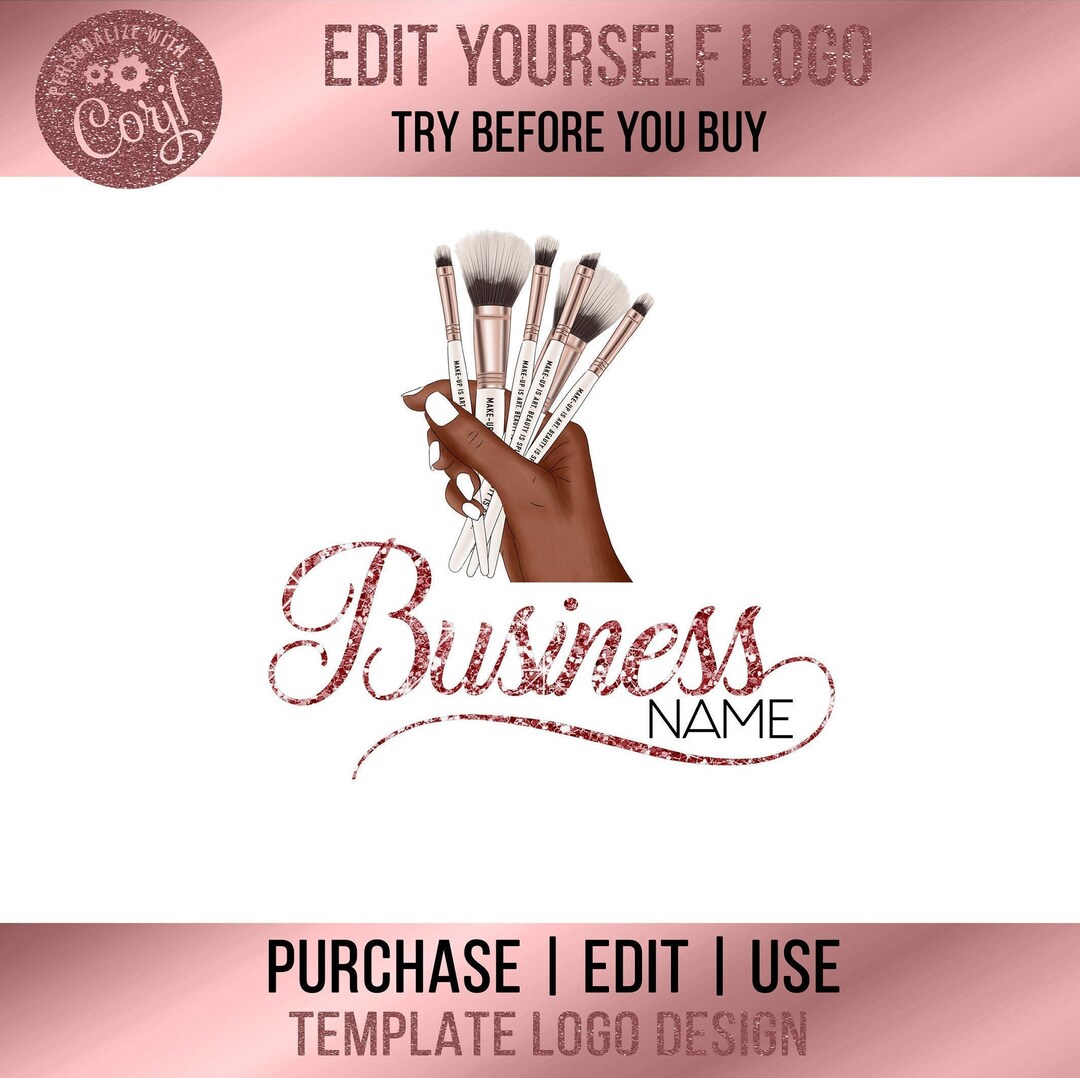 Beauty Logo, Makeup Logo, Makeup Artist Logo, Logo Design, Makeup ...