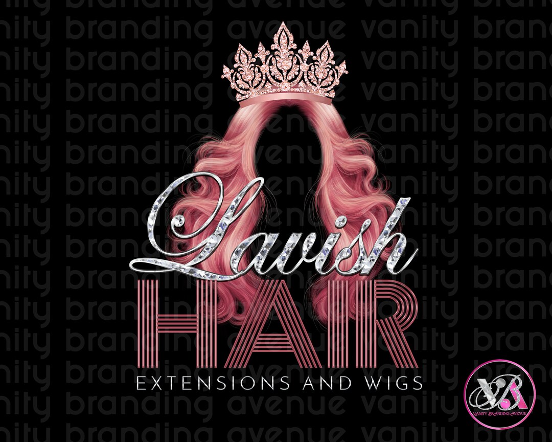 Hair Logo Wigs Logo Design Hair Bundles Logo Hair Extensions - Etsy