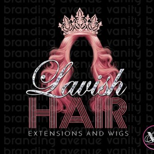 Hair Logo Wigs Logo Design Hair Bundles Logo Hair Extensions - Etsy