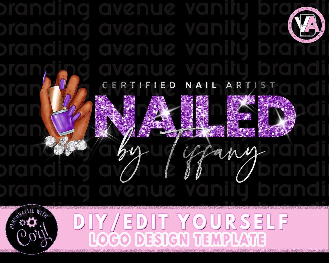 Nails Tech Logo, Nails Logo, Nail Artist Logo, Nail Technician Logo ...