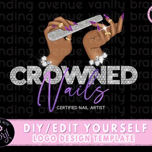 Nail Tech Logo, Nails Logo, Nail Artist Logo, Nail Technician Logo ...