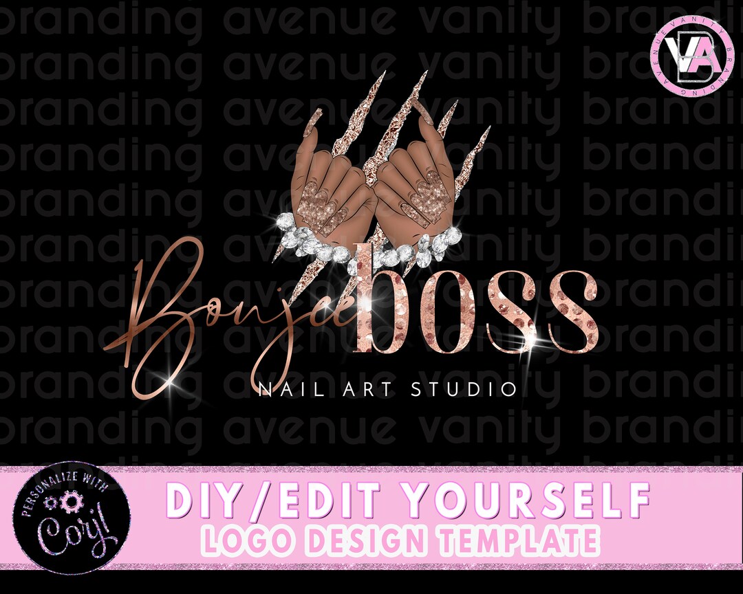 Nail Tech Logo, Nail Artist Logo, Nails Logo, Nail Technician Logo ...