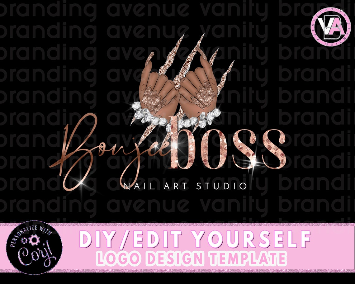 Nail Tech Logo Nail Artist Logo Nails Logo Nail Technician - Etsy
