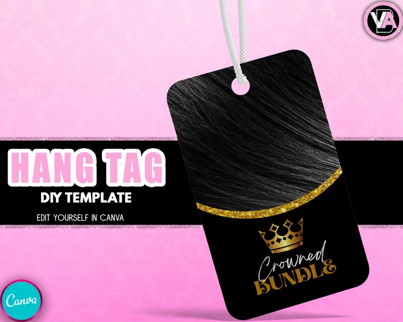 Bundle Wrap Hair Tag Hair Bundle Wrap Hair Hang Tag Hair - Etsy