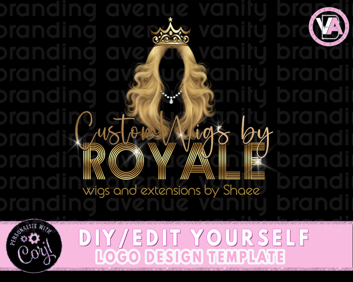 Hair Logo Hair Business Logo Wigs Logo Logo for Hair Hair - Etsy