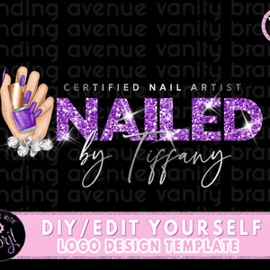 Nail Tech Logo, Nails Logo, Nail Artist Logo, Nail Technician Logo ...