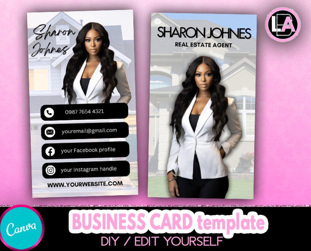 Real Estate Agent Business Card, Realtor Business Card, Real Estate ...