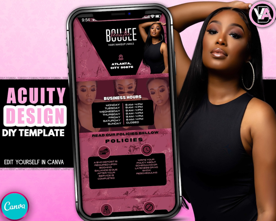 Acuity Acuity Scheduling Template Acuity Site Template - Etsy