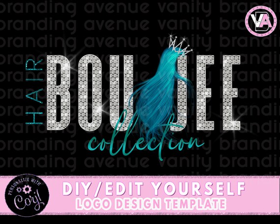 Hair Logo Wigs Logo Diy Hair Logo Hair Bundles Logo Hair - Etsy