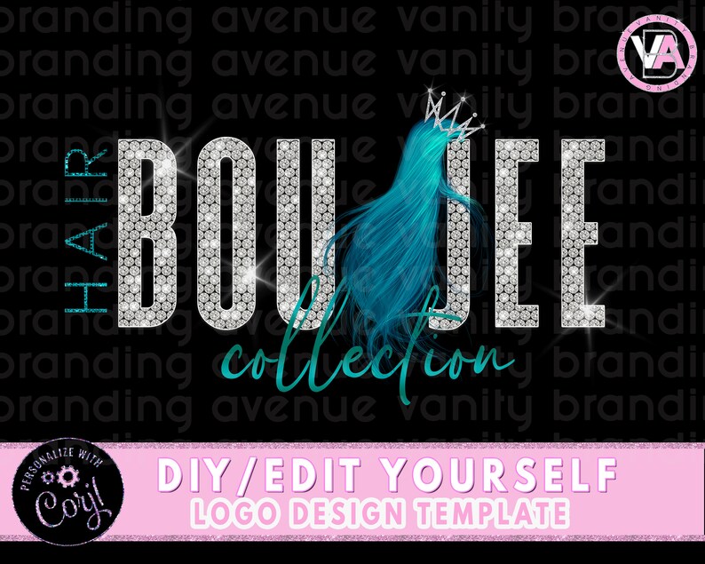 Hair Logo Wigs Logo Diy Hair Logo Hair Bundles Logo Hair - Etsy