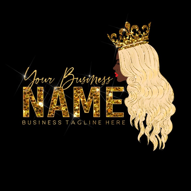 DIY Hair Logo Hair Bundles Logo Hair Extensions Logo | Etsy