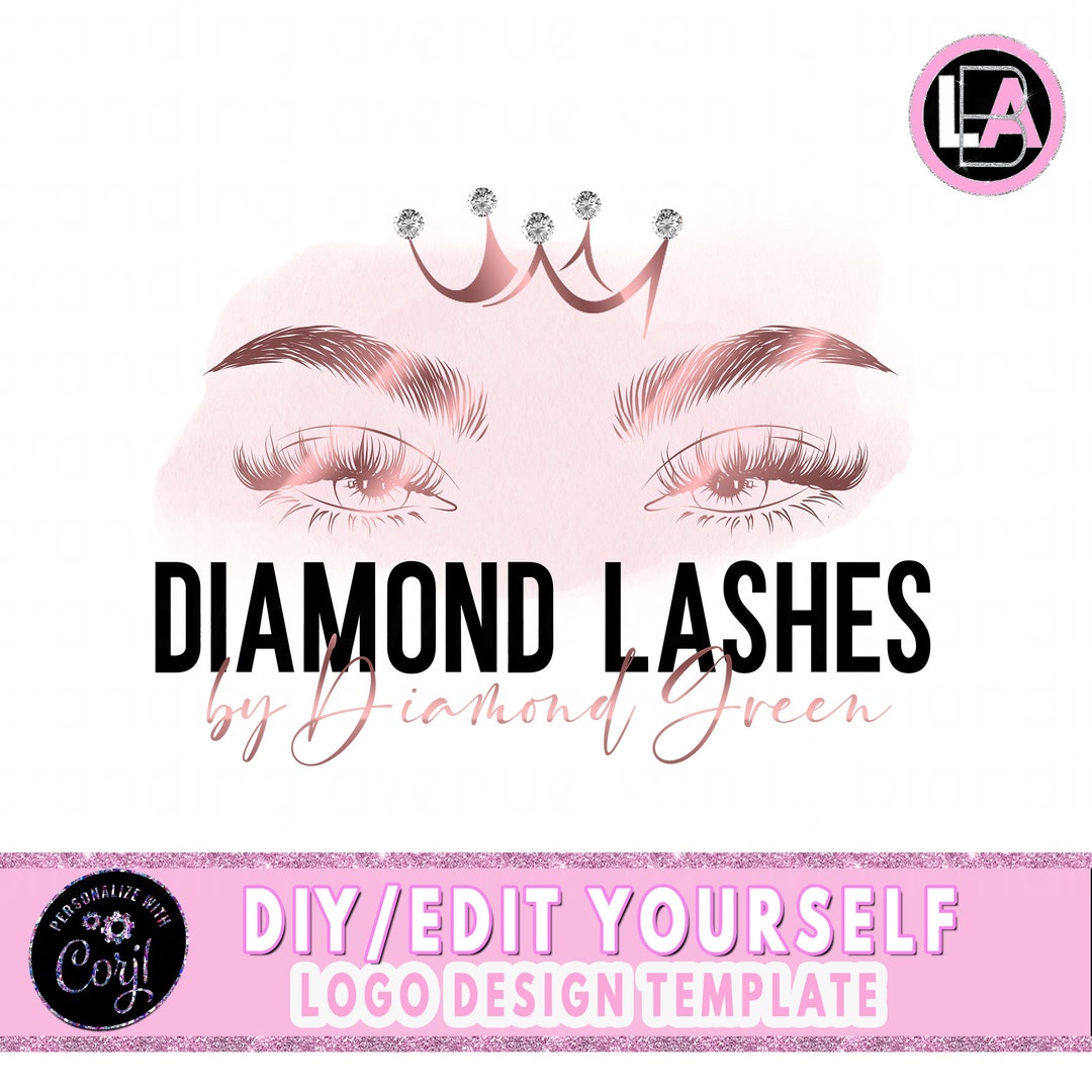 Lash Logo, Lash Tech Logo, Lash Extensions Logo, Lash Technician Logo ...