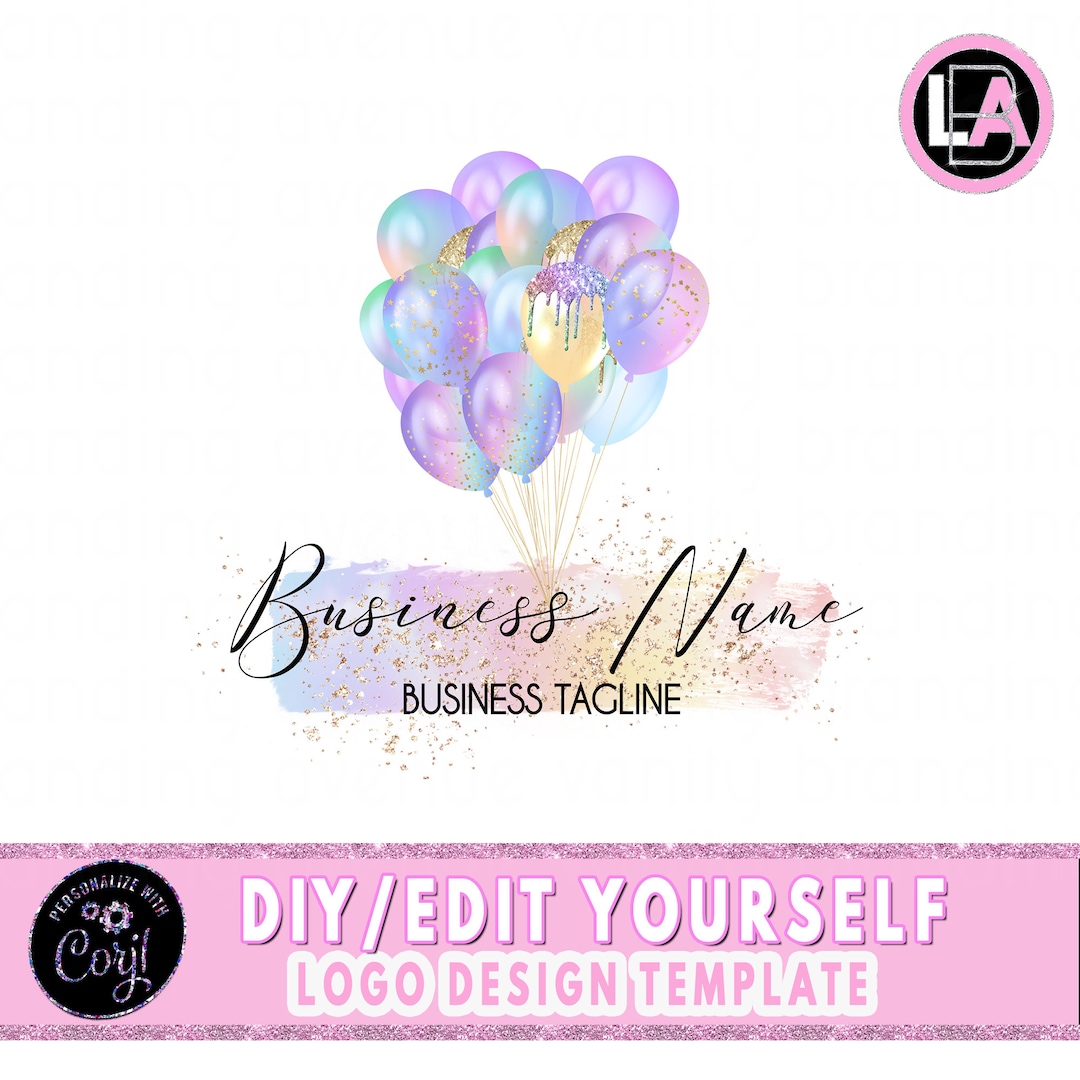 Balloons Logo, Events Logo, Logo for Balloon Decorations, Event Planner ...