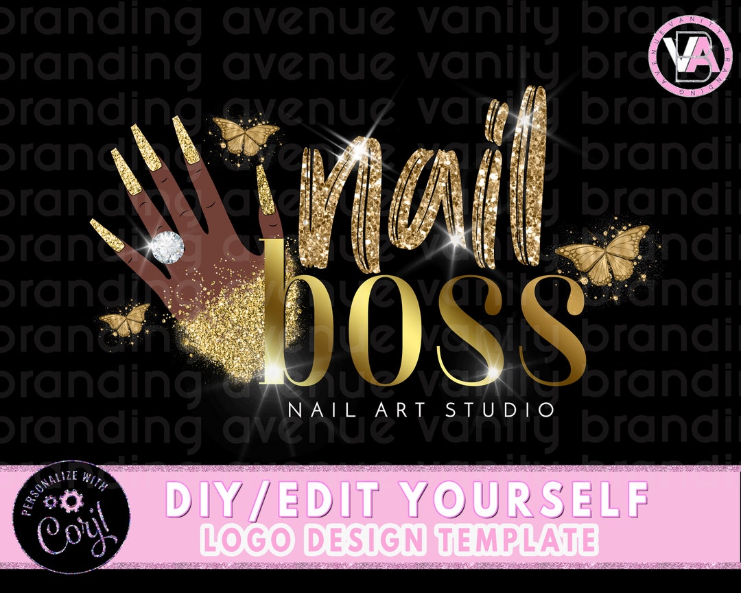 Nail Logo Design, Nail Artist Logo, Nail Artist Business Logo, Nail ...