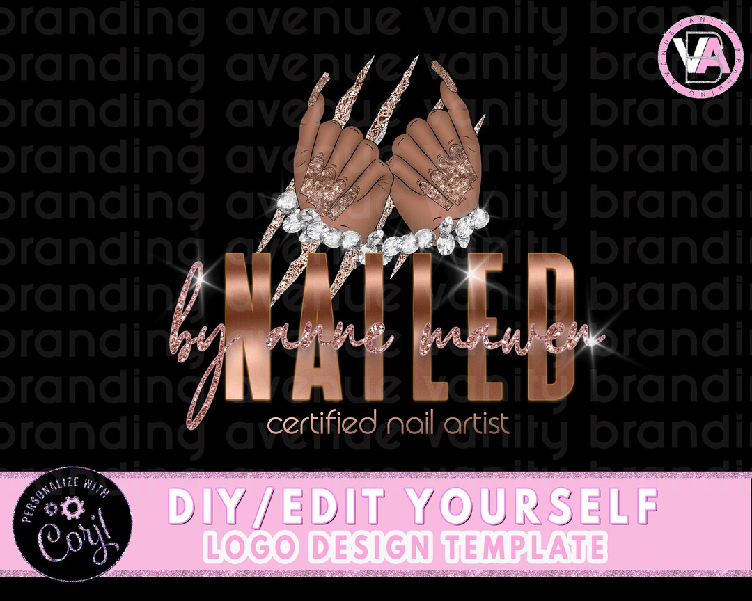 Nail Logo, Nail Tech Logo, Nail Business Logo, Nail Logo Design, Nails ...