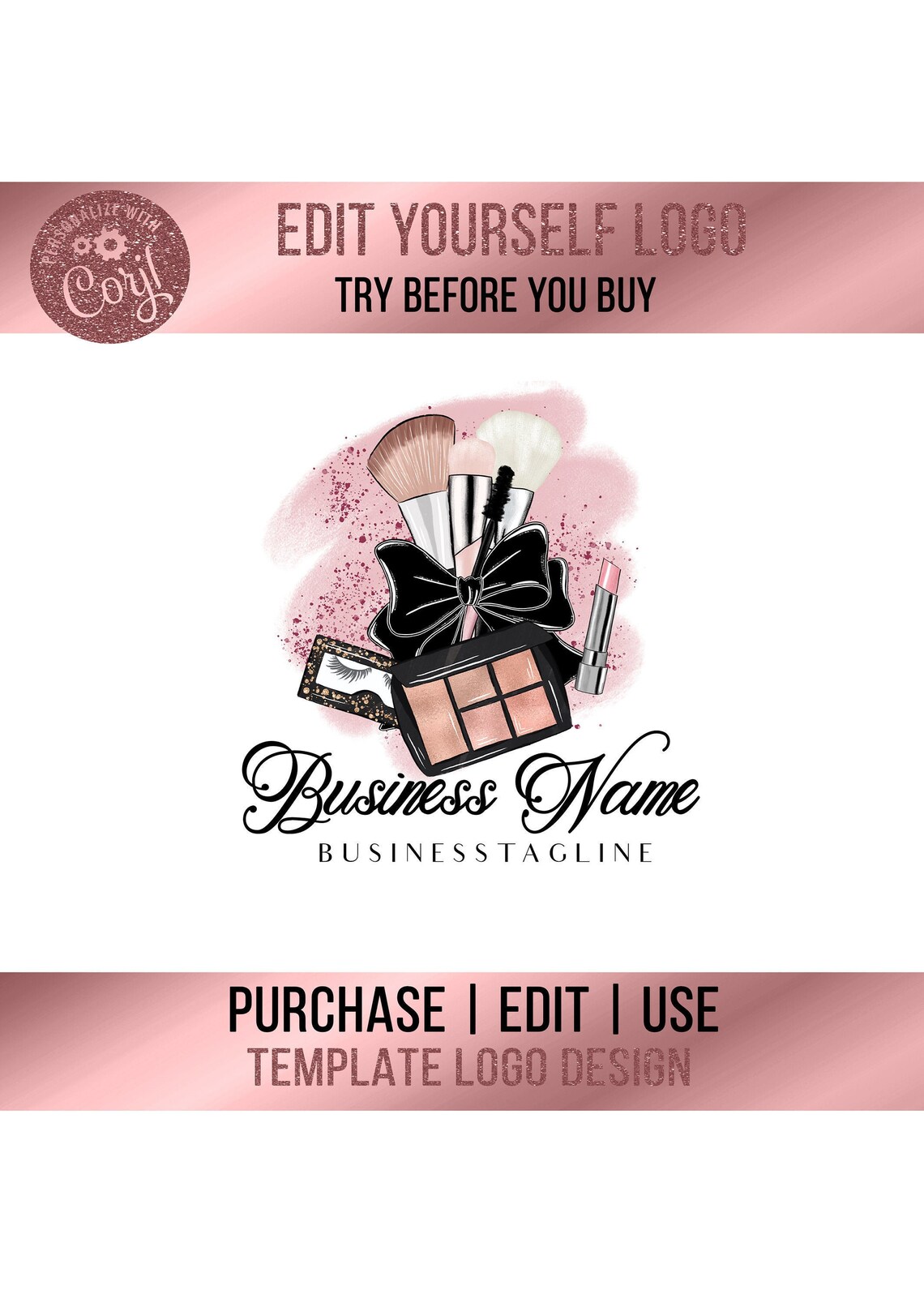 Beauty Logo Makeup Logo Makeup Artist Logo Logo Makeup - Etsy