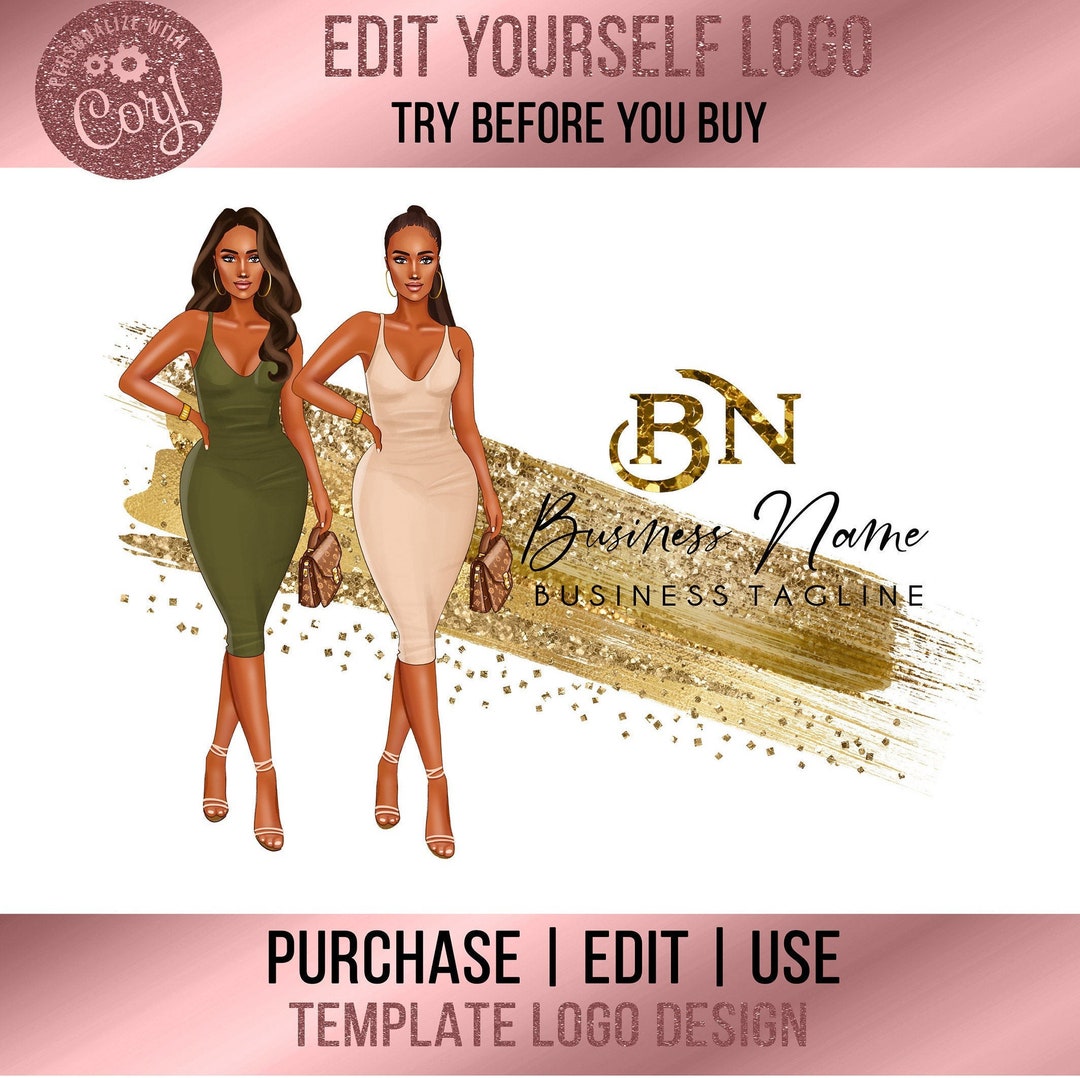 Boutique Logo, Fashion Logo Design, Fashion Logo, Beauty Logo, Girl ...