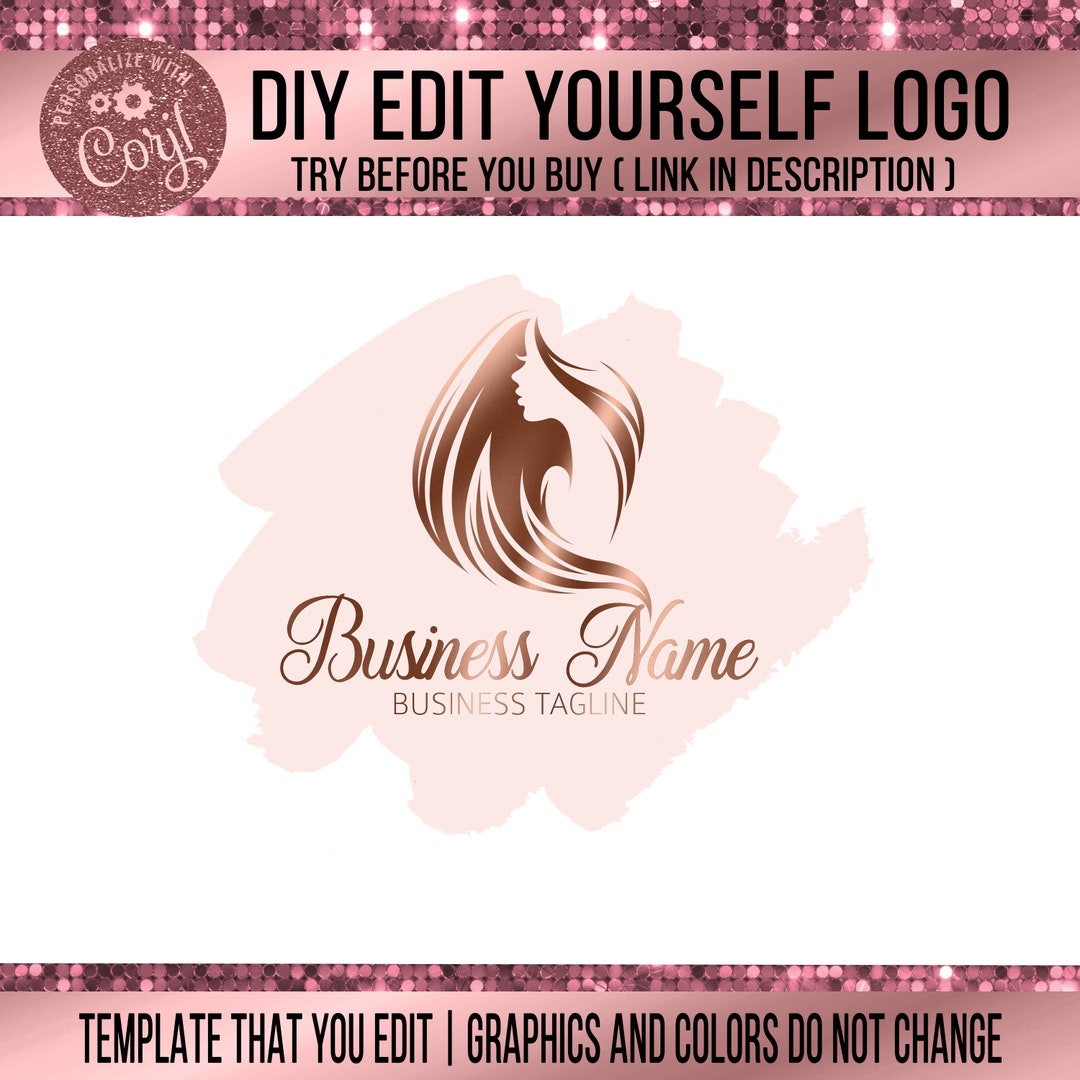 Hair Logo, Hair Bundles Logo, Hair Extension Logo, Wigs Logo, Hair and ...