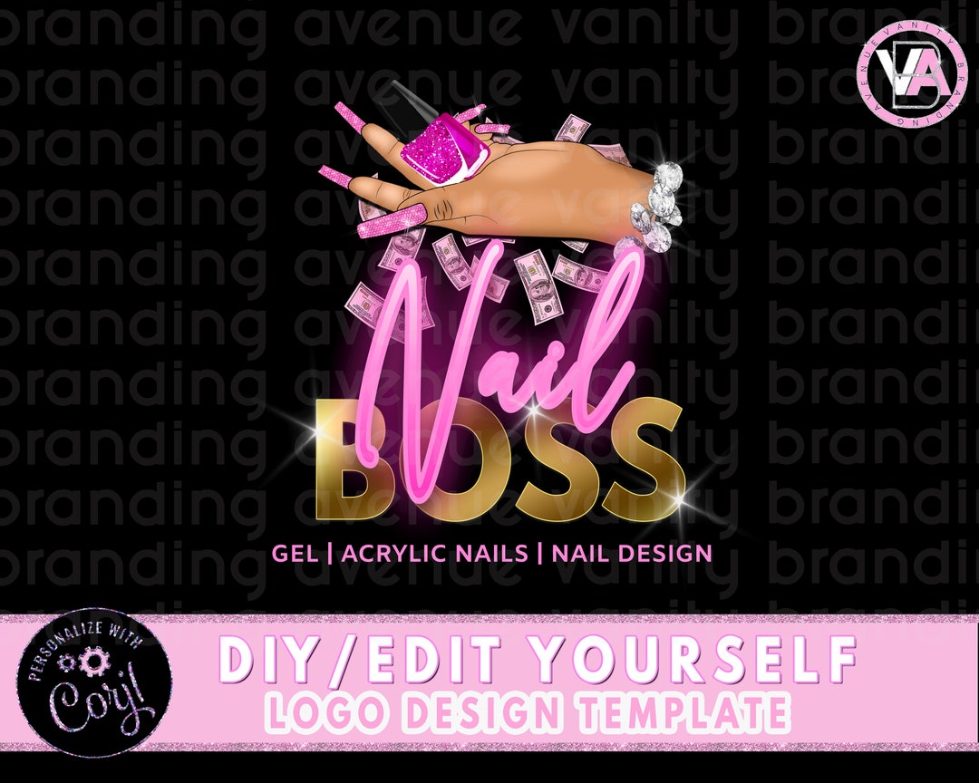 Nails Logo, Nail Technician Logo, Nail Artist Logo, Logo for Nails ...