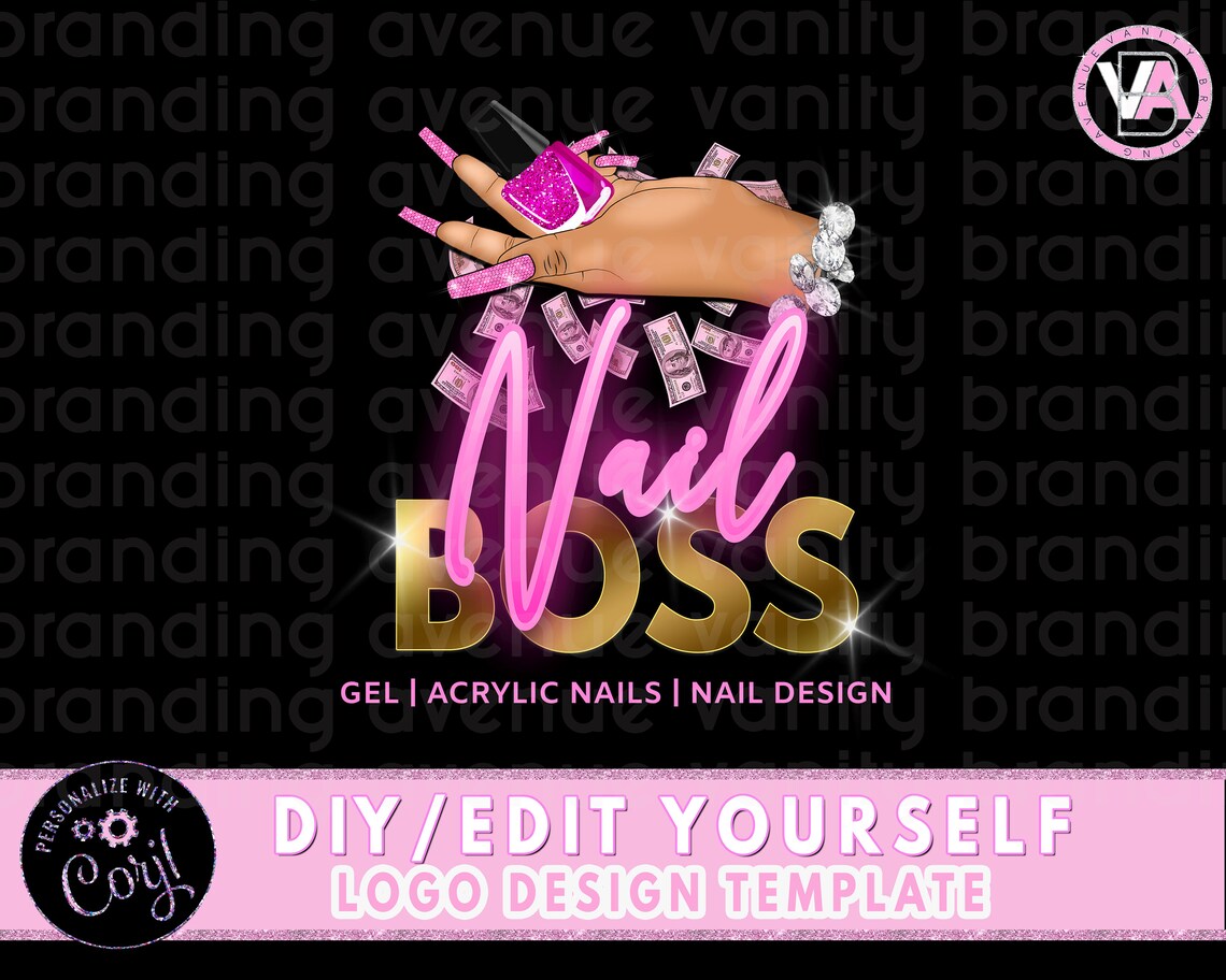 Nails Logo Nail Technician Logo Nail Artist Logo Logo for - Etsy