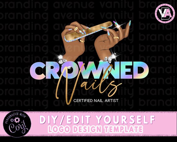 Nails Logo Nail Artist Logo Nail Technician Logo Nail Tech - Etsy