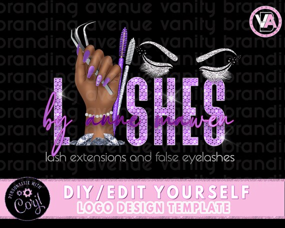 Lash Technician Logo Lash Artist Logo Lashes Logo Eyelashes - Etsy