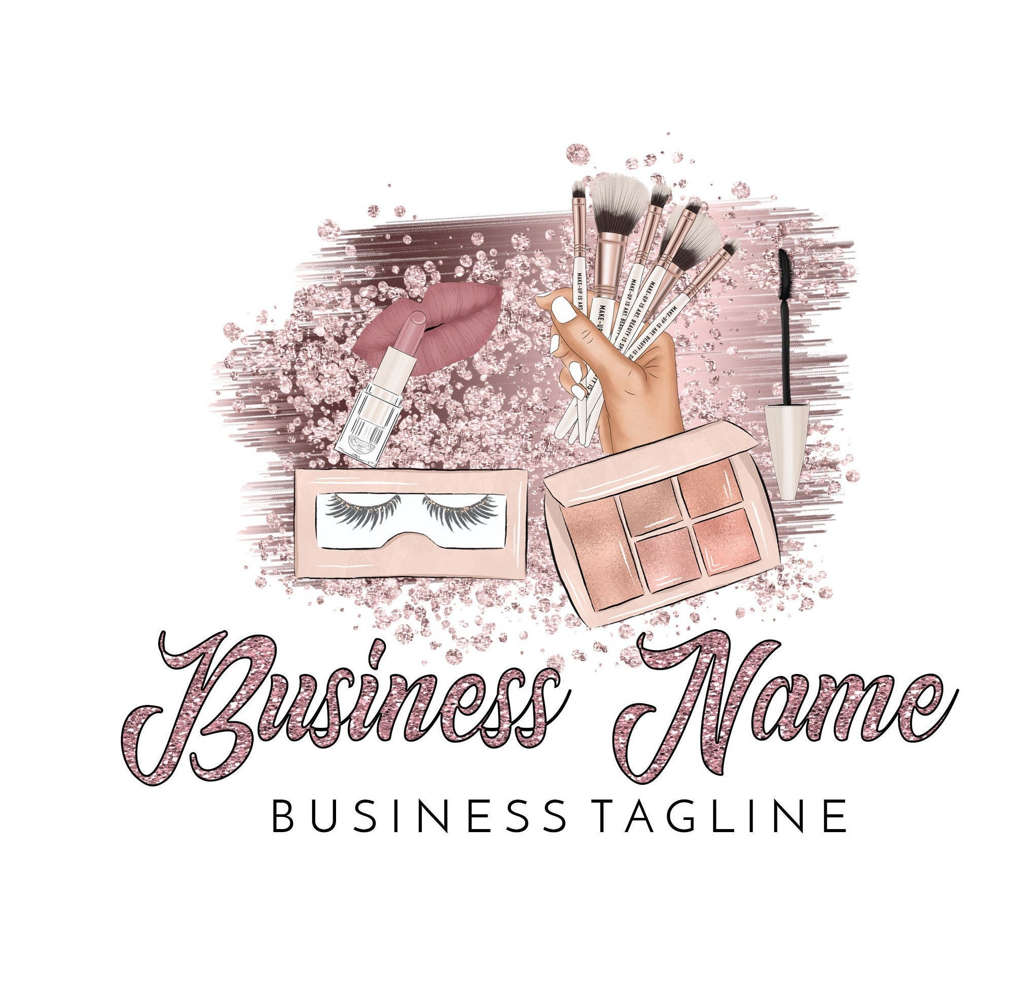 Beauty Logo Makeup Logo Cosmetic Logo Makeup Artist Logo | Etsy
