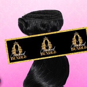 Bundle Wrap, Hair Tag, Hair Bundle Wrap, Hair Hang Tag, Hair Business ...