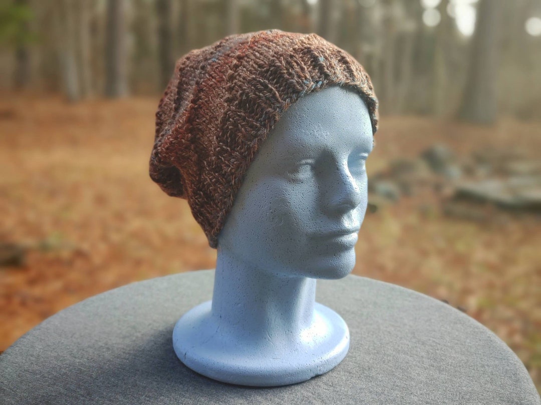 Redwood Spiral Slouchy Hat - Etsy