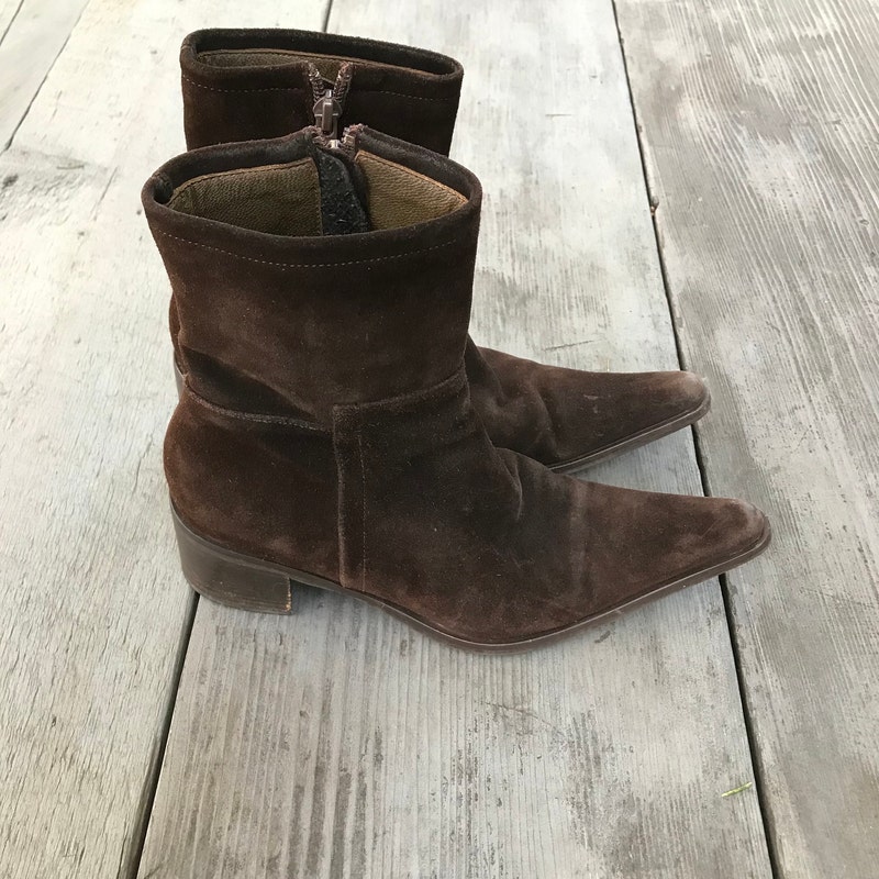 Italian Leather Booties - Etsy