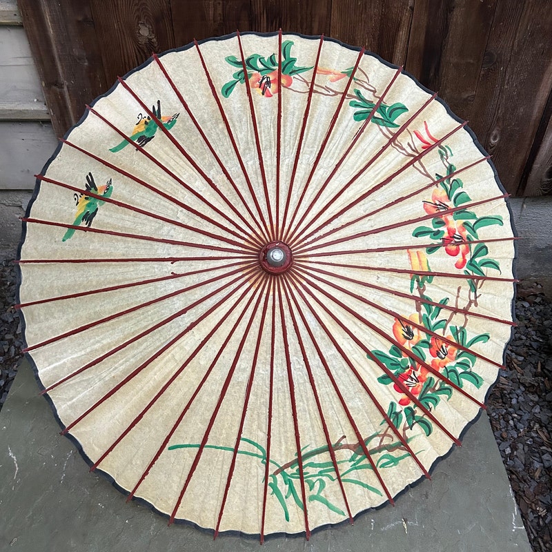 Hand Painted Parasol - Etsy