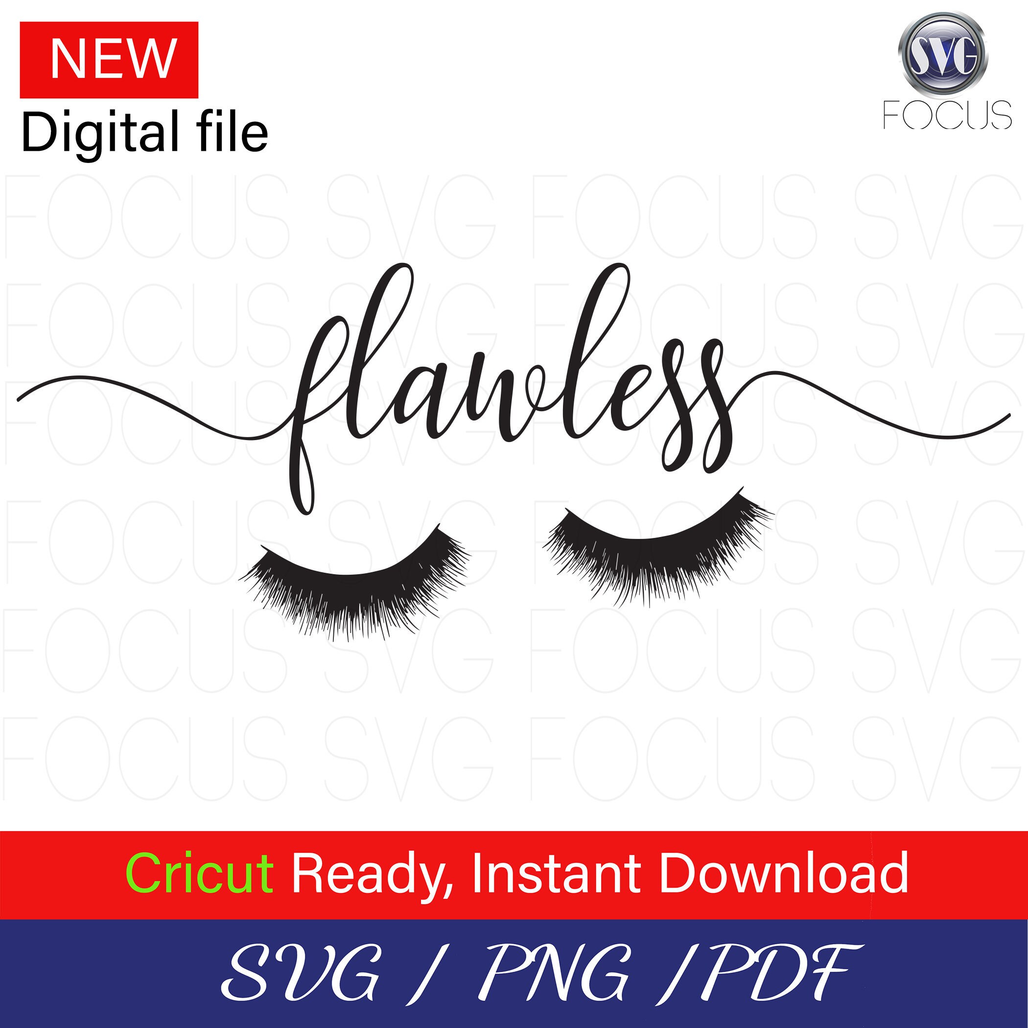 Lashes SVG, Makeup SVG, Makeup Cut Files, Lashes, Circuit, Svg, Png ...