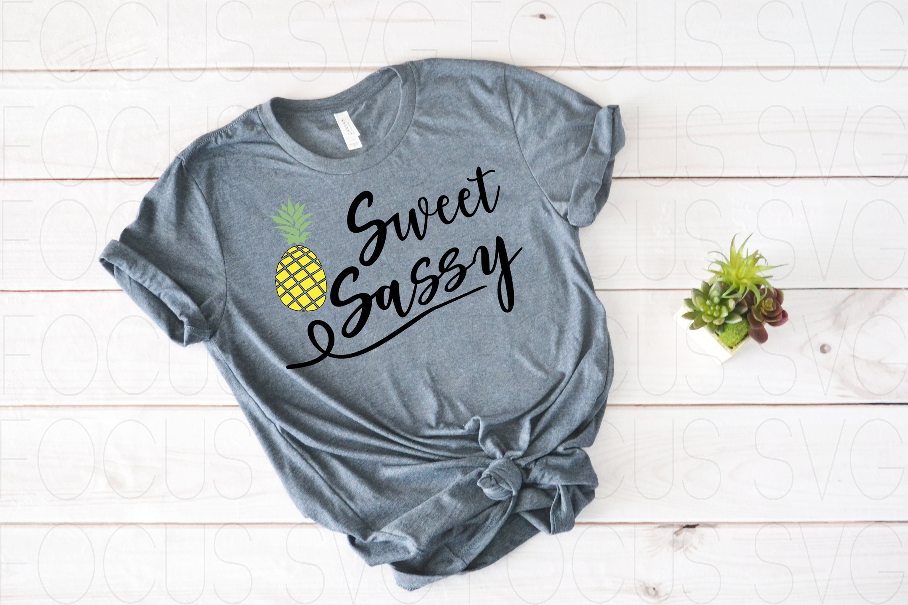 Sweet Sassy Svg Pineapple Sweet Sassy Pineapple Svgsassy Etsy