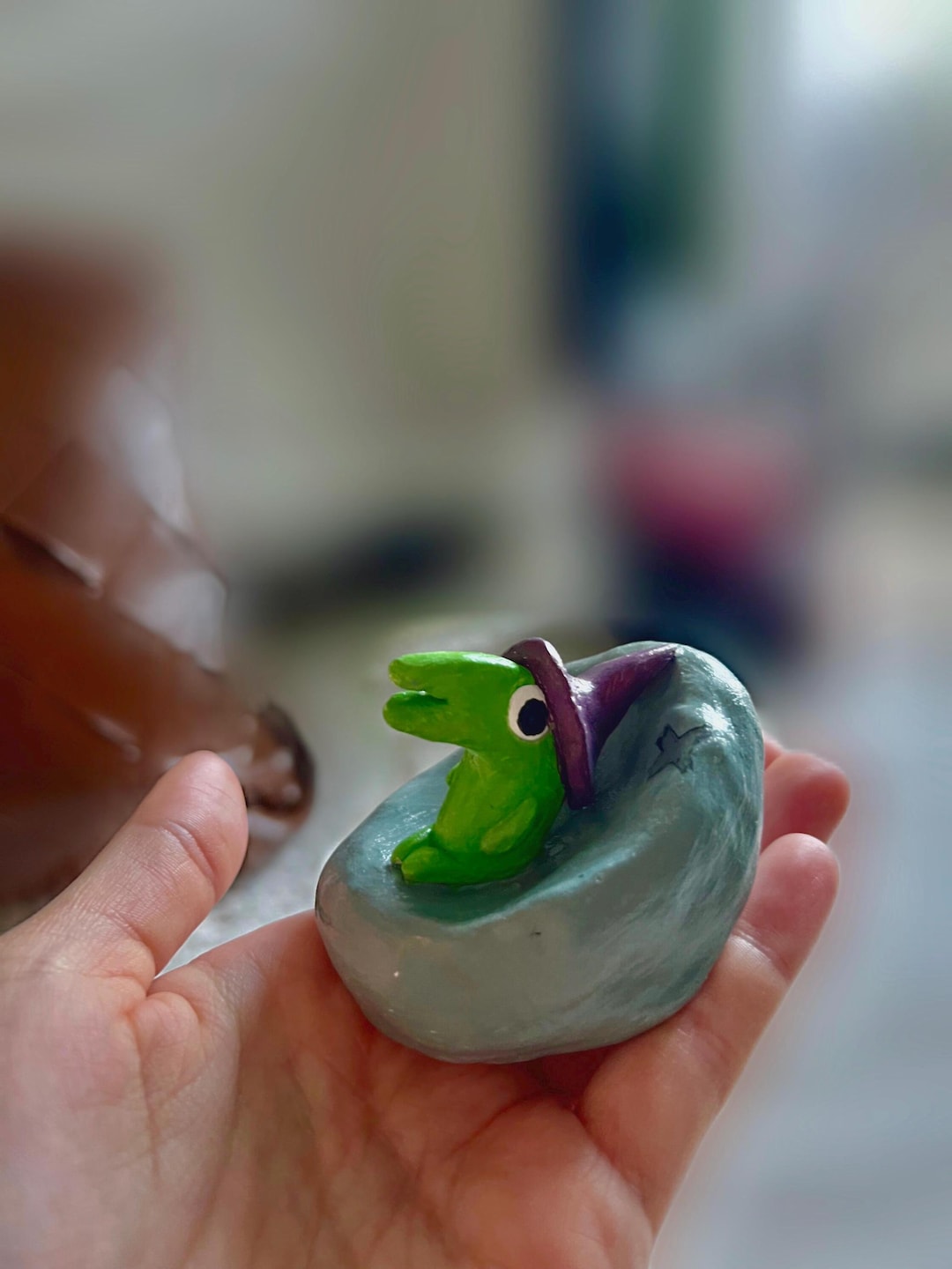 Glep Beanbag Figure Smiling Friends Clay Handmade - Etsy