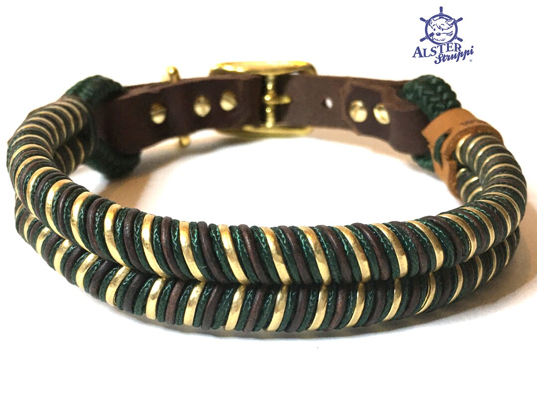 Collar Rope Collar for Dogs From 30 to 36 Cm, Adjustable Rope With ...