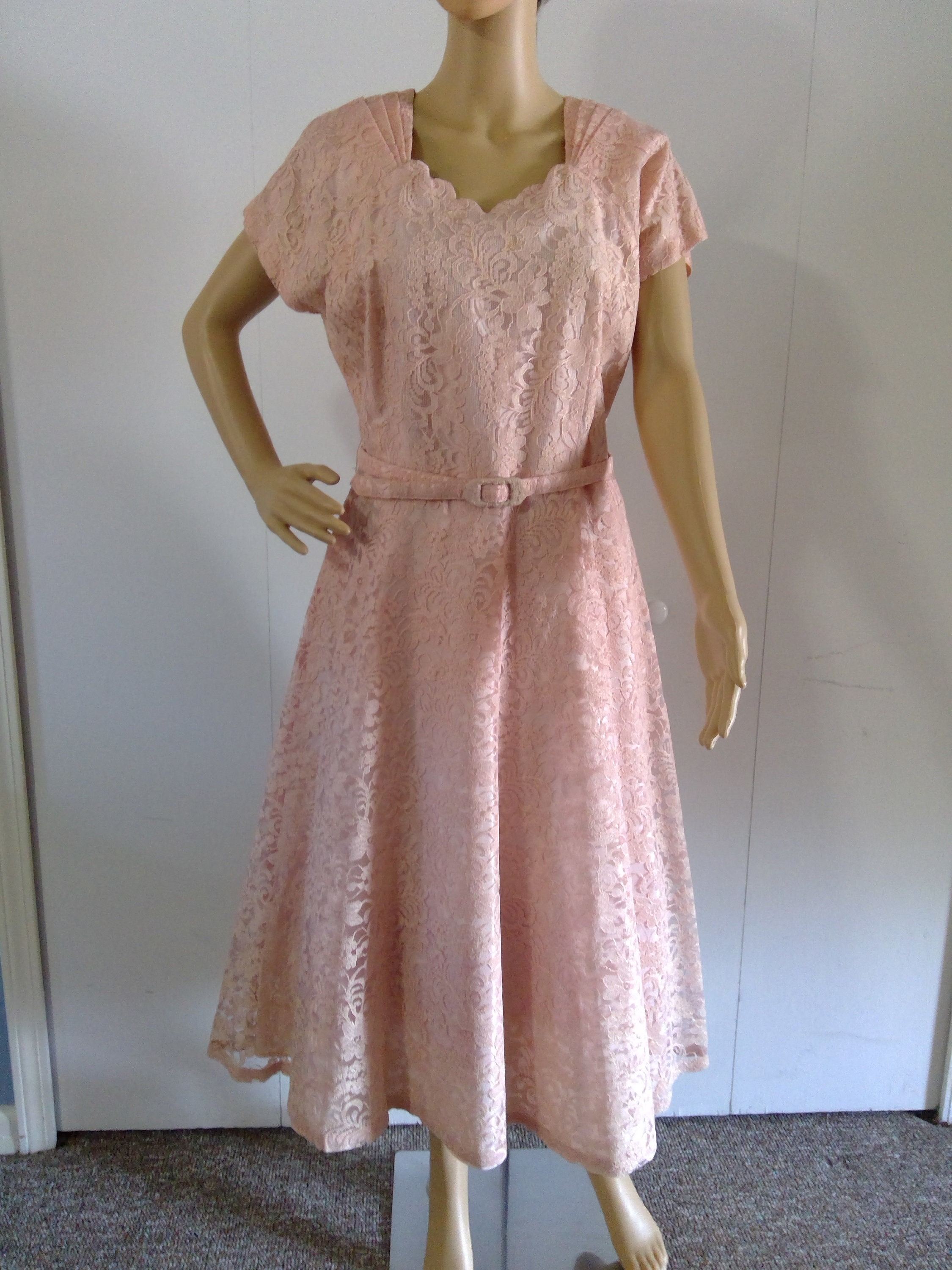 30/40s Vintage Fashioned by Form Fit Dresses New York 1936-1940 Made ...